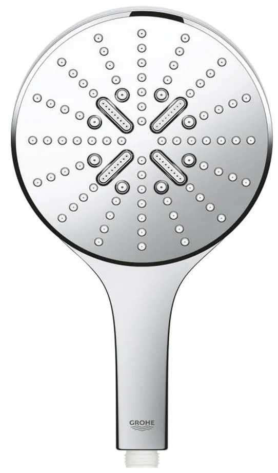 Grohe Rainshower SmartActive 150 - Ruční sprcha se 3 proudy, chromová spodní část sprchy, chrom 26553000