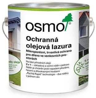 900 Ochranná olejová lazura, Bílá 2,5 l