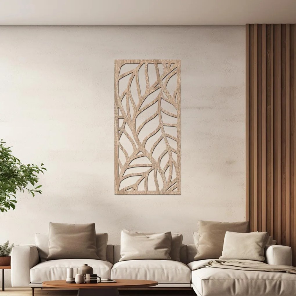 dřevo života Dekorační panel LEAF Zvolte rozměr (cm): 20x40, Zvolte barvu dekoru: Javor
