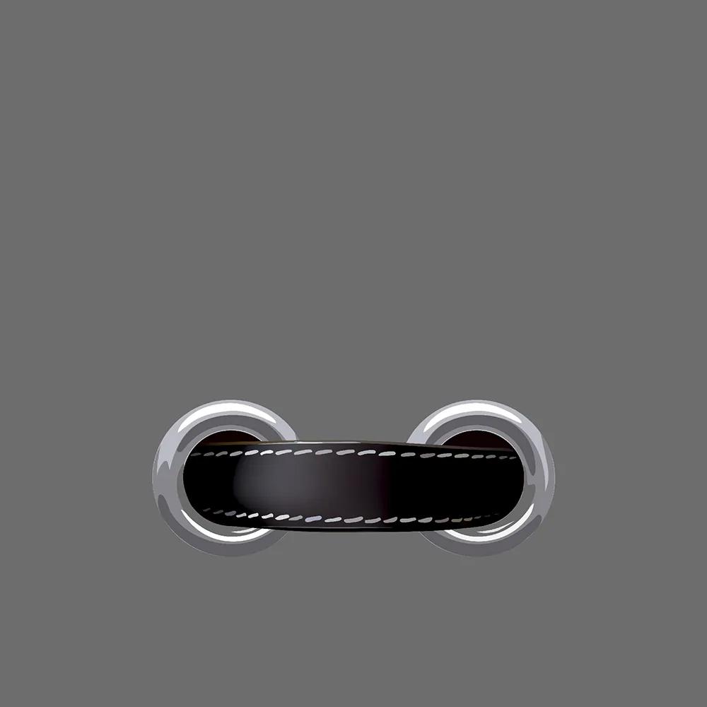 Dekorační foto polštářek Šedý pásek, 45x45cm, CN3620