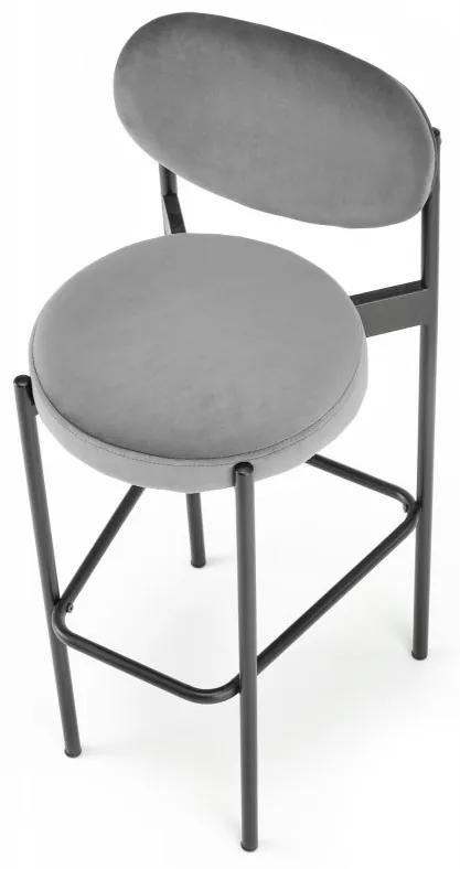 Barová židle- H108- Šedá