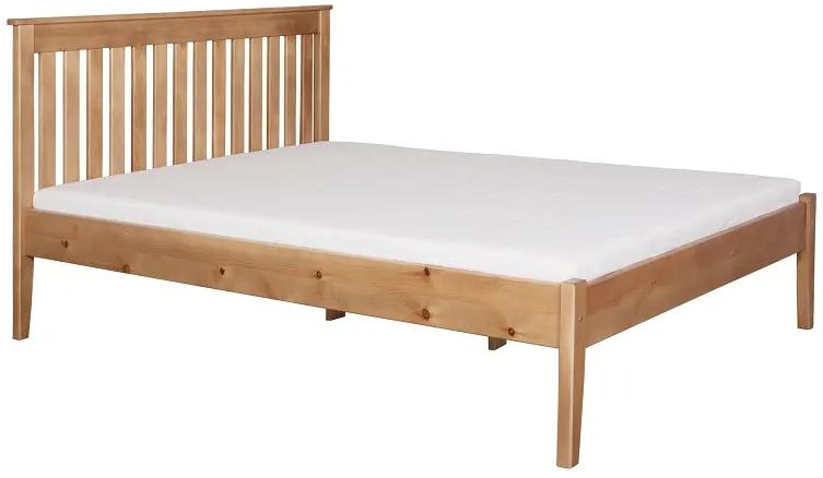 Postel Gres Zvolte rozměr postele: 120x200 cm, Vyberte odstín dřeva: Kaštan 19