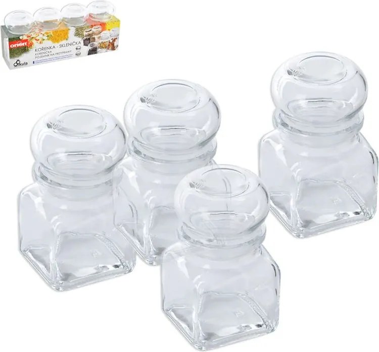 Skleněné kořenky 120 ml 4 ks