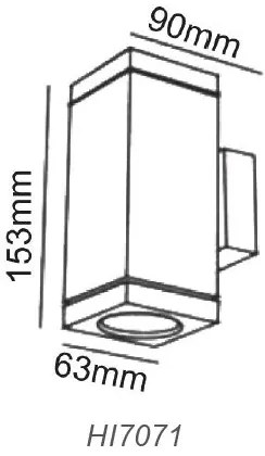 ACA Lighting Venkovní bodové svítidlo HI7071 max. 35W/GU10/230V/IP65, matný Nikl