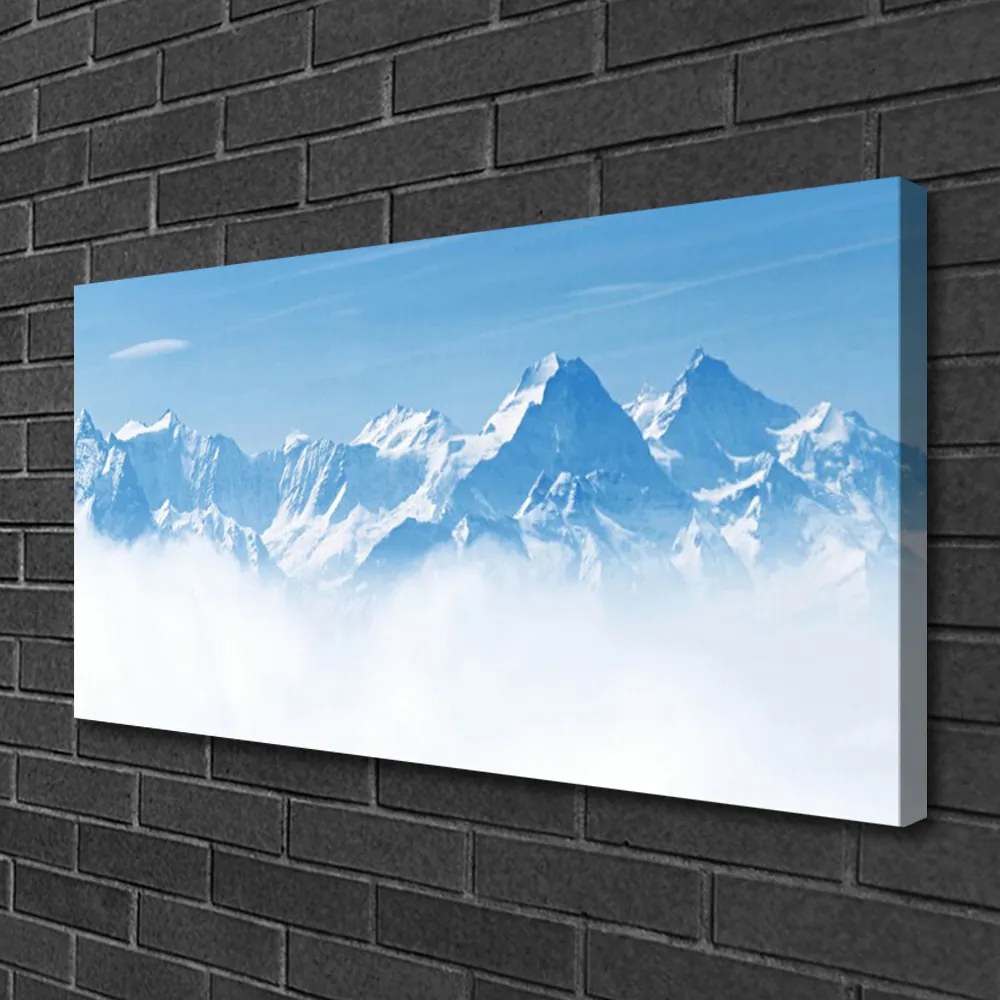 Obraz na plátně Hory Mlha Krajina 140x70 cm
