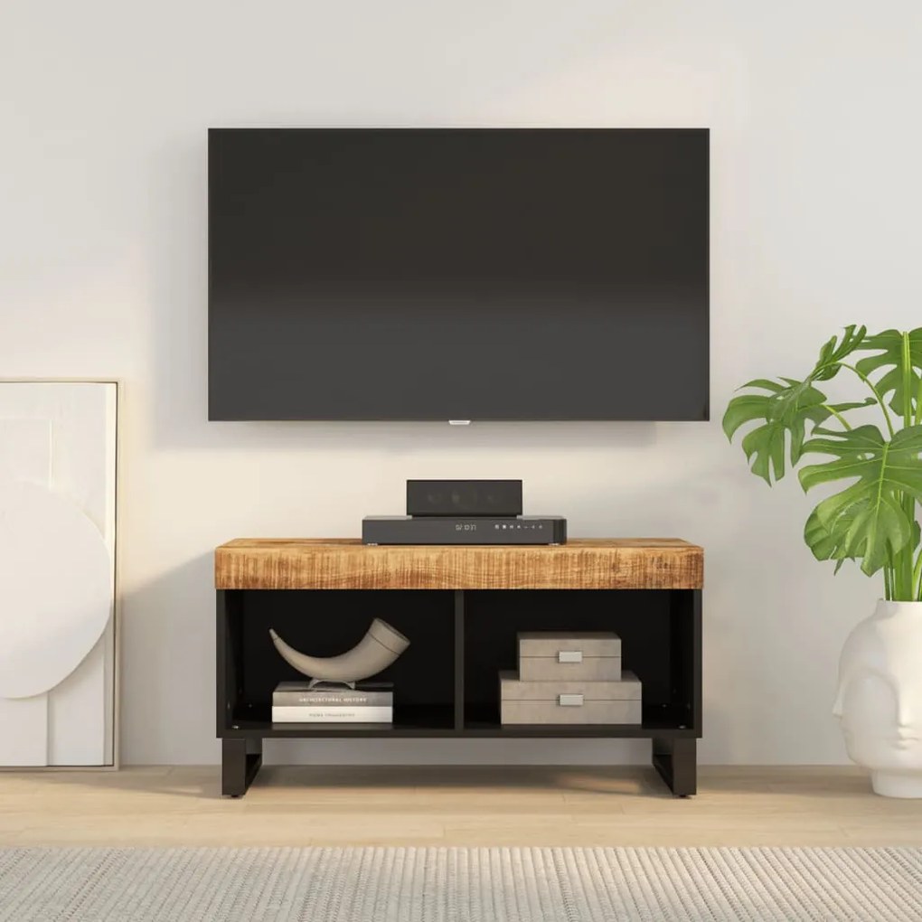 TV skříňka 85 x 33 x 43,5 cm masivní mangovníkové dřevo