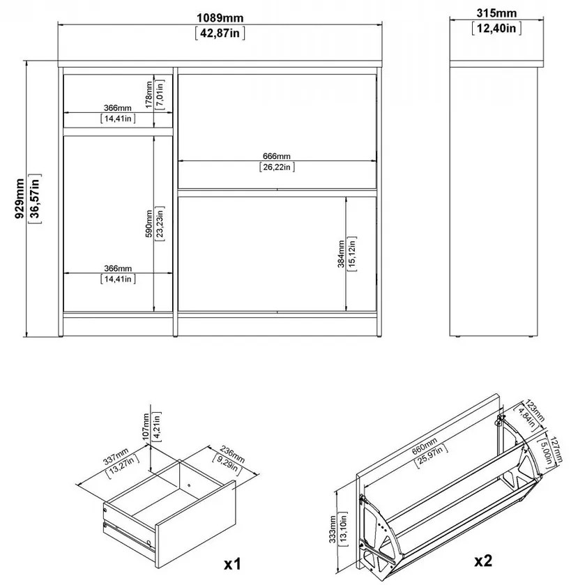 Botník Simplicity, hikora jackson