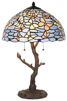 Stolní lampa Tiffany BUTTERFLIES Clayre &amp; Eef 5LL-6344