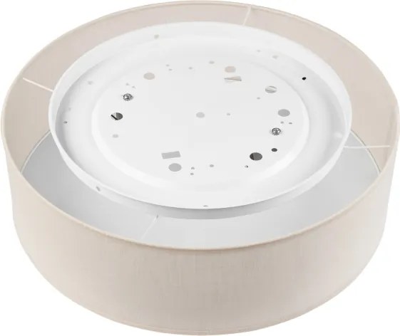 Stropní svítidlo SIRJA 2xE27/15W/230V pr. 45 cm krémová