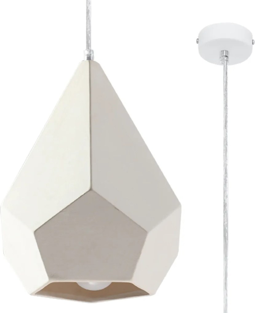 Sollux Lighting Keramická závěsná lampa PAVLUS