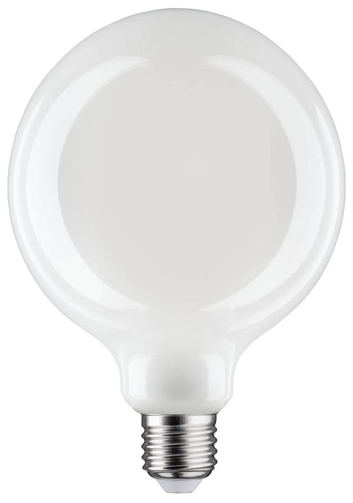 Skleněná LED žárovka E27 6W G125 Fil 2 700K opál stmívatelná