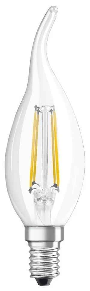 Atypická LED žárovka E14 4 W CLASSIC BA, teplá bílá
