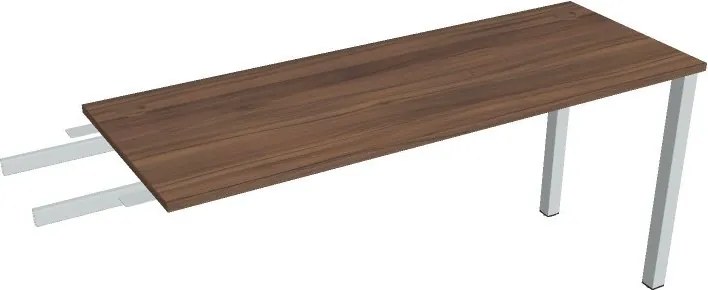 Hobis Kancelářský stůl řetězící do úhlu Hobis UE 1600RU, deskaakát, černá černá