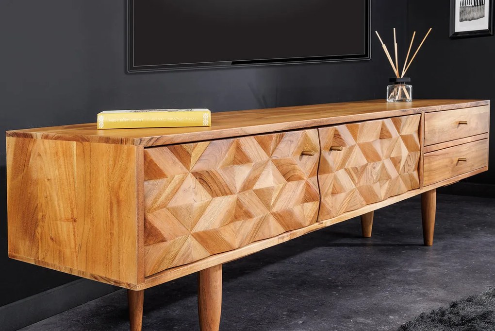 Invicta Dřevěný TV stolek ALPINE 145 cm akácie 43736