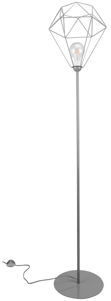 Podlahová lampa FUSION, 1x drátěné stínítko (výběr ze 4 barev), D