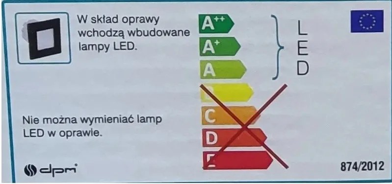 Přisazené venkovní LED svítidlo DPM GRD002, IP54, 6W, 245lm, 4000K, kruh, černá