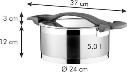 TESCOMA Kastrol ULTIMA s poklicí ø 24 cm, 5,0 l