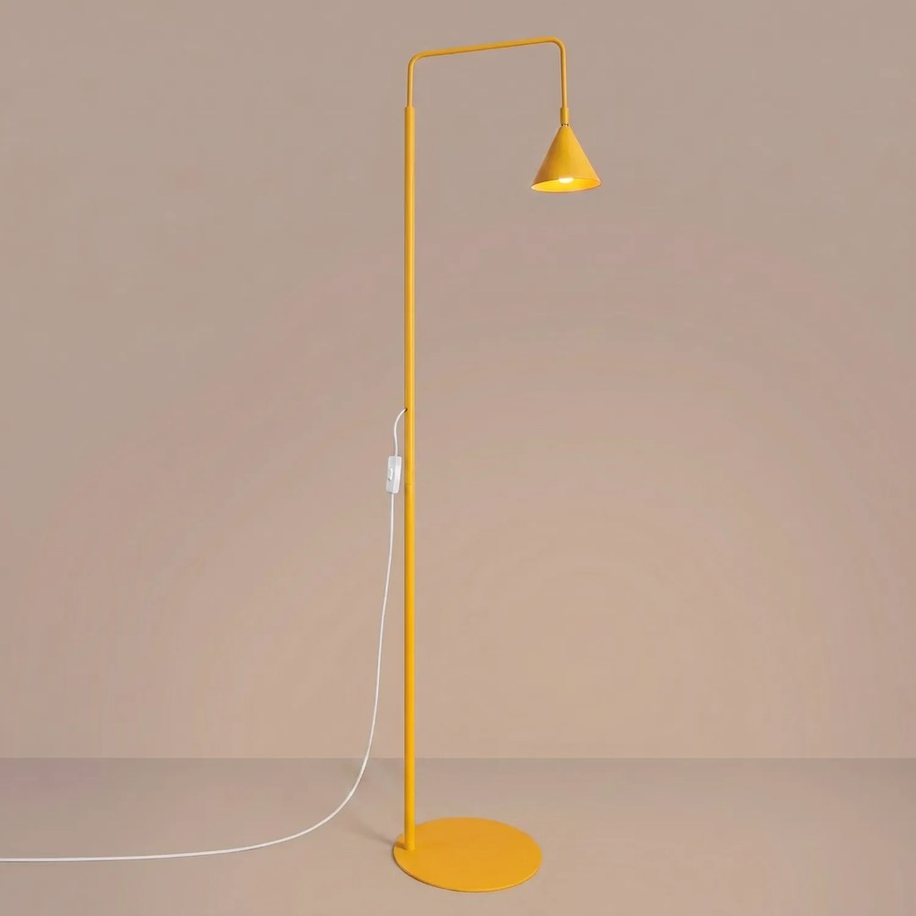 Sollux Lighting Stojací lampa NOX žlutá