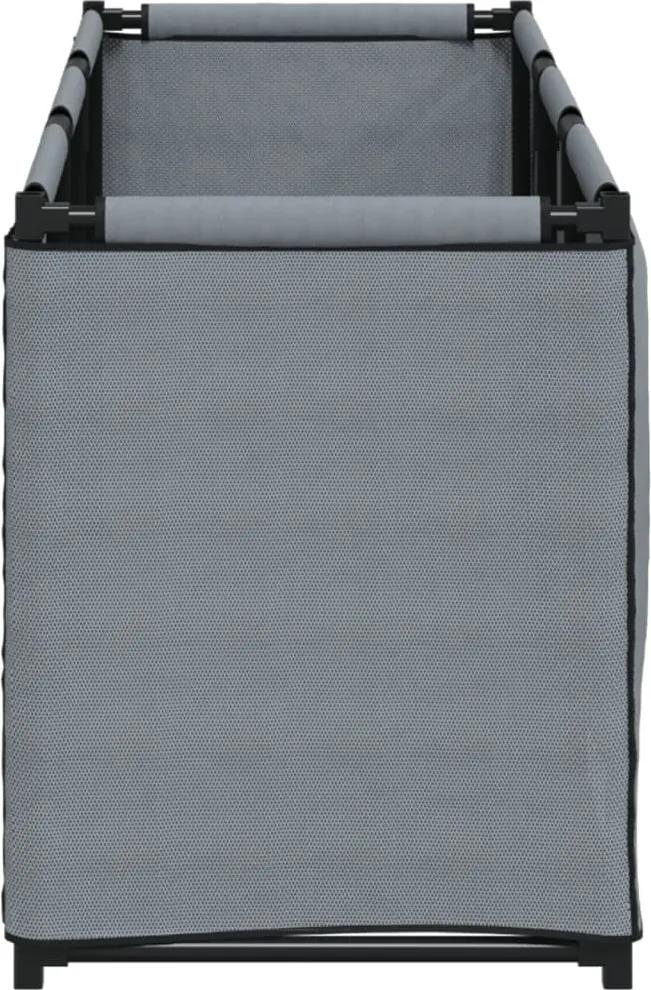 vidaXL Úložný box šedý 105 x 34,5 x 45 cm textil [343149]