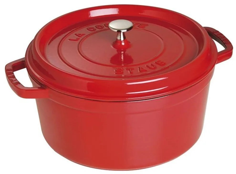 Hrnec STAUB  kulatý 28 cm červený 6,7l