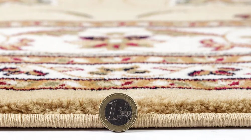 Kusový koberec Sincerity Royale Sherborne Beige kruh, 133x133 (priemer) kruh, béžová, obývacia izba, Flair Rugs