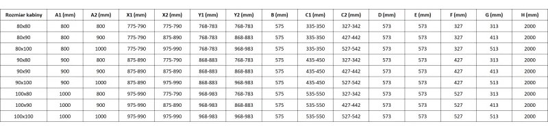 Mexen Mist, pětiúhelníkový sprchový kout výklopný 100 x 80 cm, čiré sklo, chromový profil, 8A8-100-080-01-00