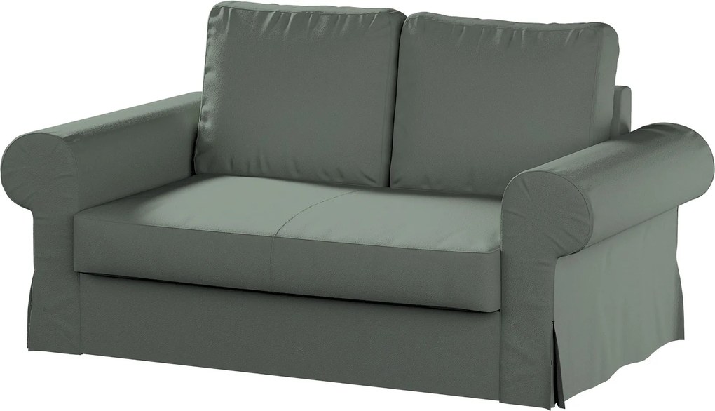 Potah na pohovku IKEA Backabro 2-místná, rozkládací barva zelená látka pletený vzor