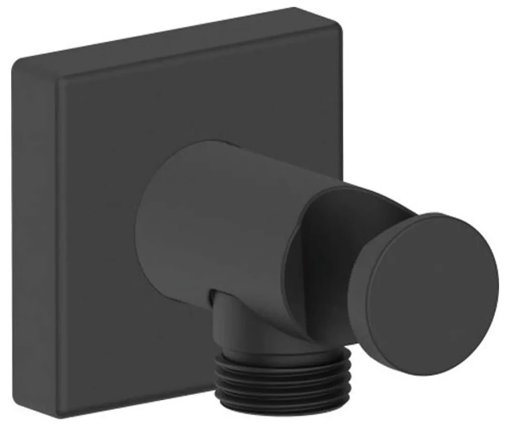 Duravit - Sprchové kolínko s držákem, matná černá UV0630010046