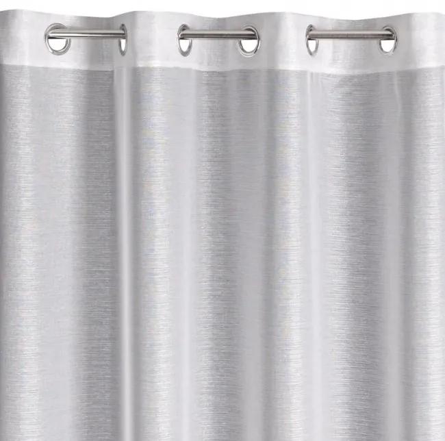 Hotová záclona ARLONA stříbrná - na průchodkách