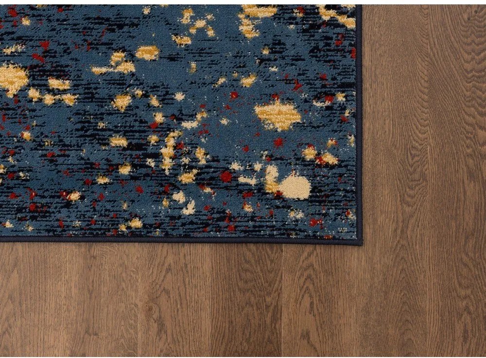 Tmavě modrý koberec 133x190 cm Tonio – FD