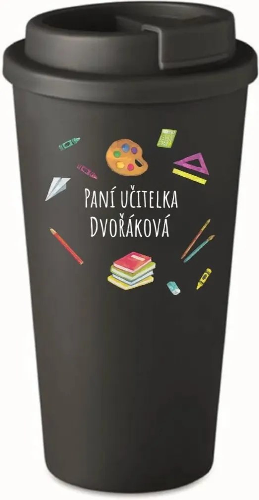 Personalizovaný cestovní termohrnek pro paní učitelku/pana učitele (pomůcky)