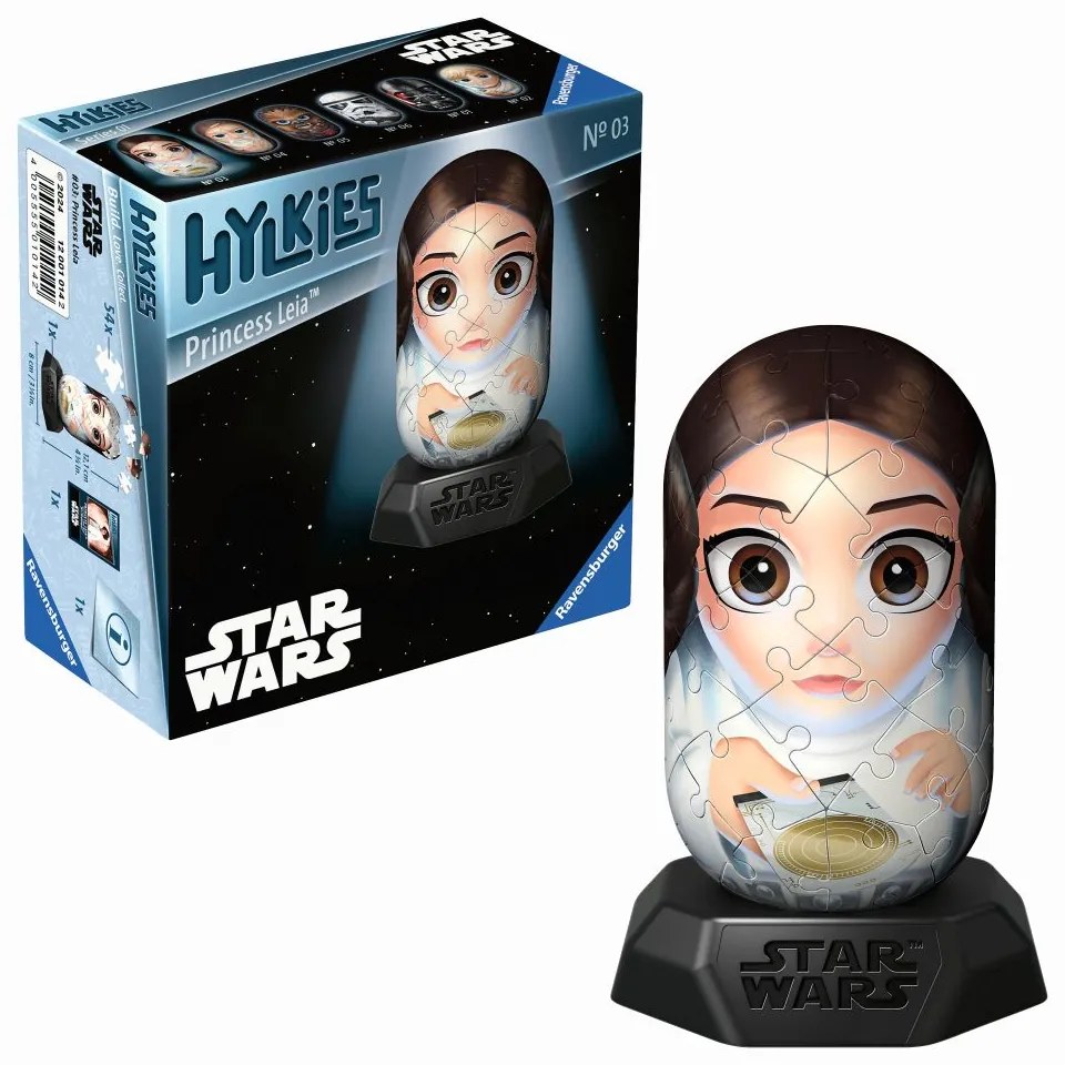 3d puzzle ravensburger 120010142 hylkies star wars: princezna leia