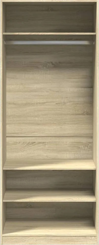 Šatní skříň dub sonoma 80 x 50 x 200 cm kompozitní dřevo 3307695