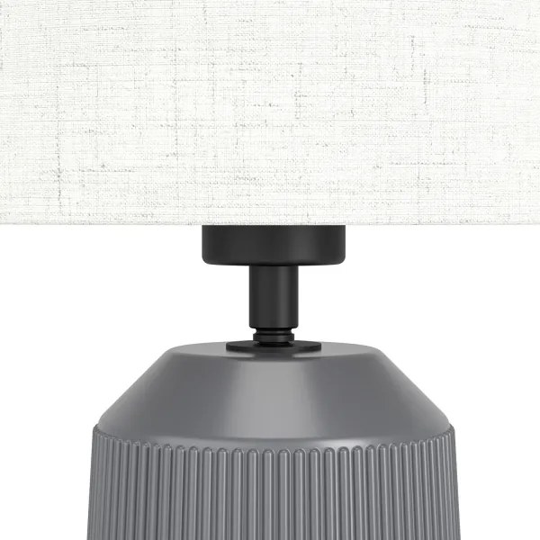 Eglo 900824 - Stolní lampa CAPALBIO 1xE27/40W/230V šedá