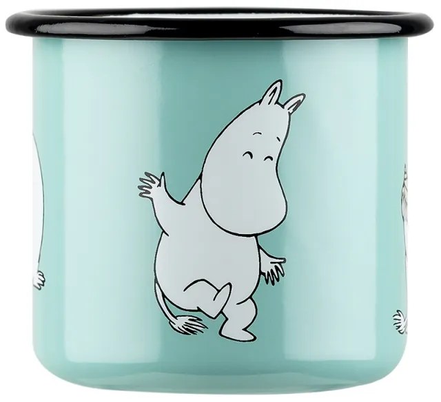 Hrnek Moomin 0,37l, smalt / mátový