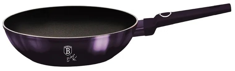 BERLINGERHAUS Pánev WOK s titanovým povrchem 28 cm Purple Eclipse Collection BH-6633