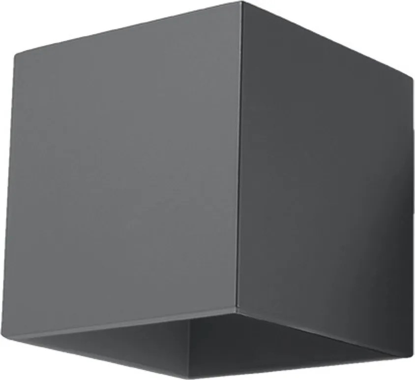 Sollux Lighting Nástěnné svítidlo QUAD 1 antracit