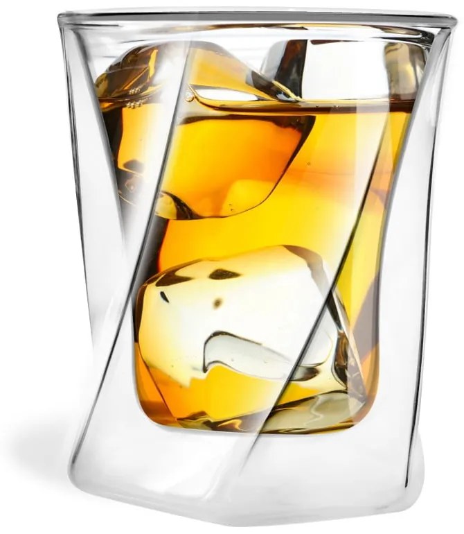 Dvojitá sklenice na whiskey Vialli Design, 300 ml