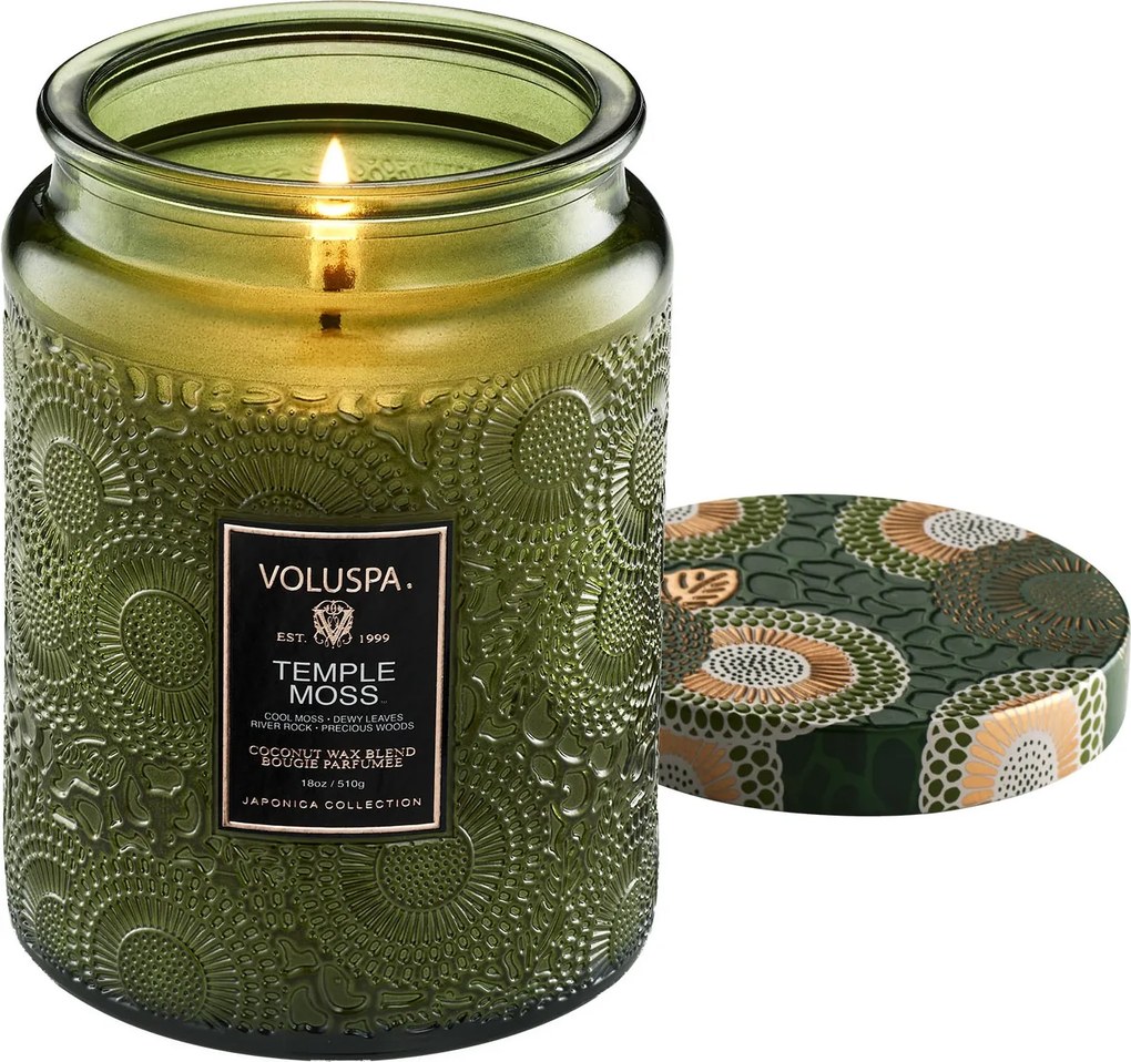Voluspa svíčka Temple Moss, 510 g