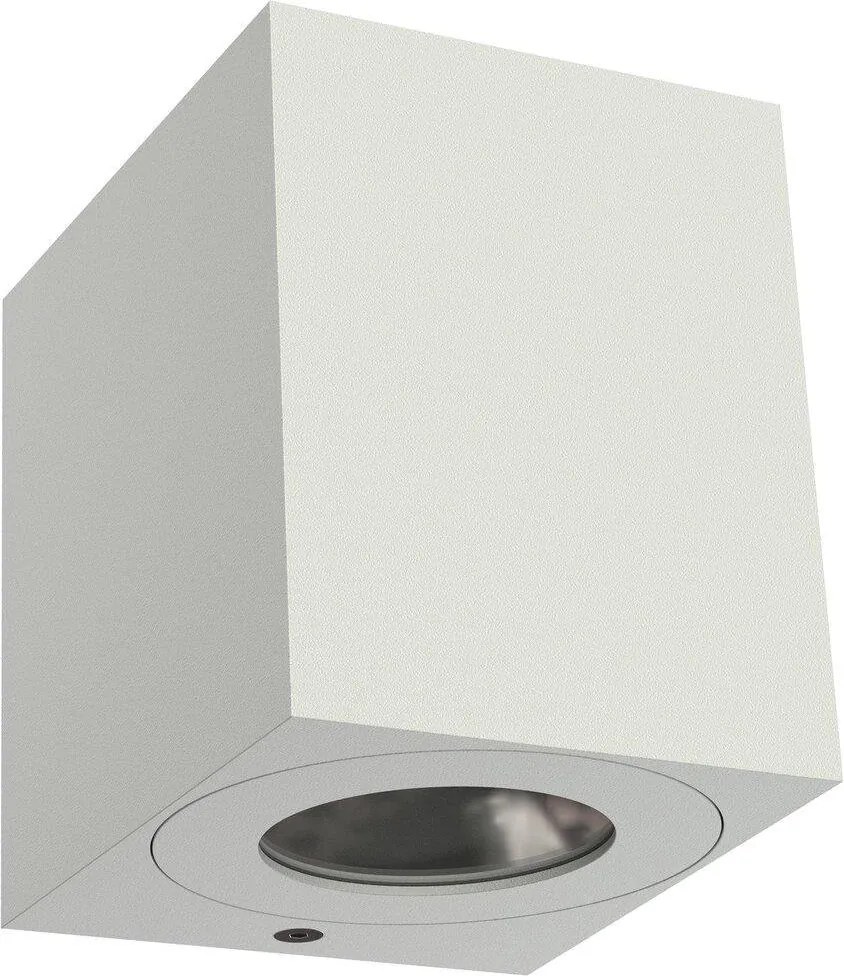 NOR 49711001 Venkovní nástěnné svítidlo Canto Kubi 2 2x6W LED bílá čirá - NORDLUX