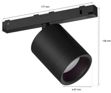 Philips -LED Stmívatelné bodové svítidlo do lištového systému Hue LED/5,2W/24V
