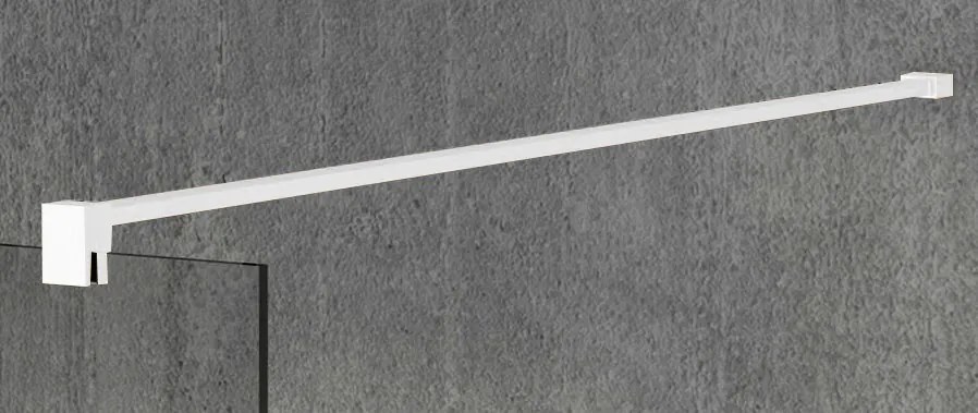 Gelco, VARIO WHITE jednodílná sprchová zástěna do prostoru, sklo nordic, 800 mm, GX1580-03