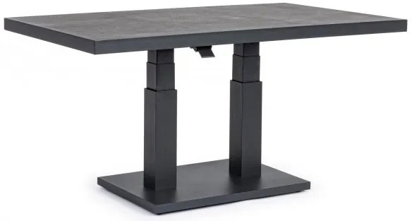 BIZZOTTO Zahradní stůl TRUMAN 140x85 cm antracit 0663156