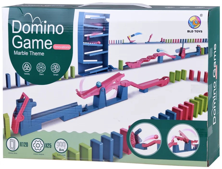 JOKO Barevné domino s překážkami DominoGame
