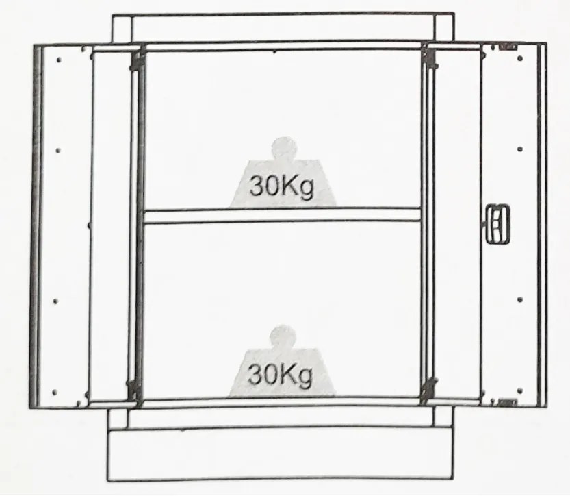 Dílenská skříňka Procarosa PROFI TGC-1300 - hluboká Barva: Šedá
