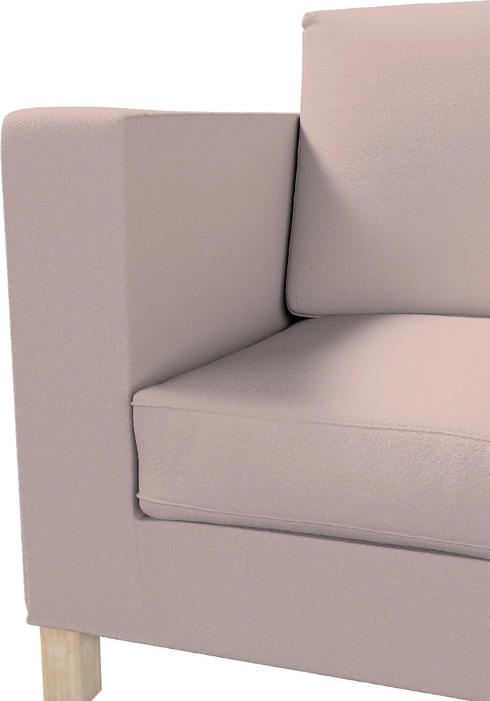 Potah na pohovku IKEA Karlanda 2-místná, krátký barva růžová látka pletený vzor