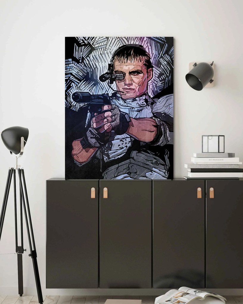 Gario Obraz na plátně Univerzální voják, Dolph Lundgren - Nikita Abakumov Rozměry: 40 x 60 cm