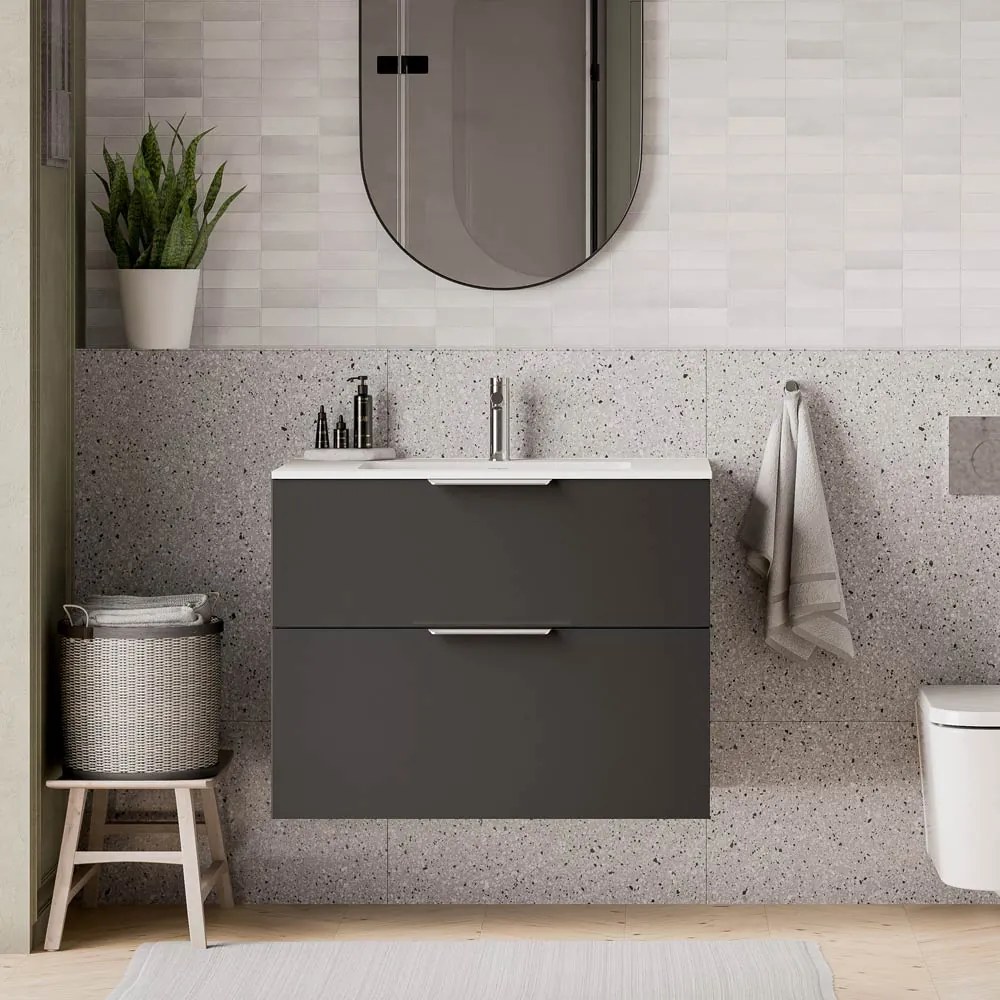 Duravit umyvadlo s umyvadlovou skříňkou TIM 80 cm