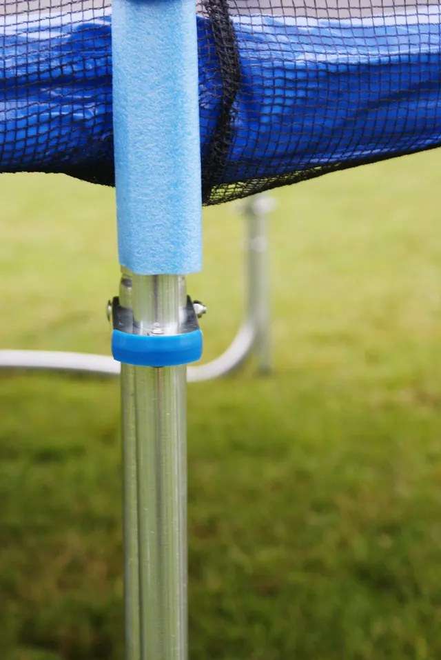 Premium Modrá trampolína 366 cm s ochrannou sítí + žebřík + krycí plachta