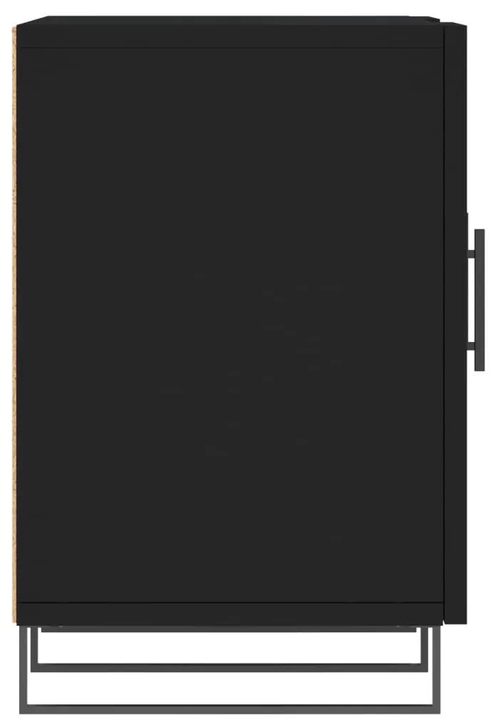 TV skříňka černá 150 x 30 x 50 cm kompozitní dřevo - Default Title